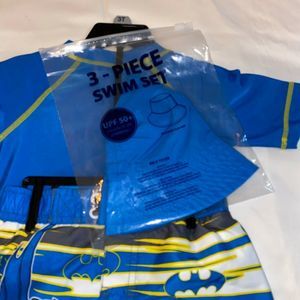 Swimsuit | Swim | Boys Batman Bathing Suit Bundle W Free Beach Ball ...